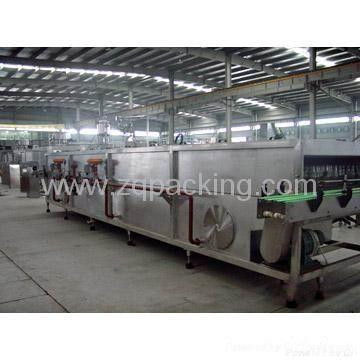 China Tunnel Pasteurizer sterilizer,pasteurizing milk sterilizer,juice pasteurizing for sale