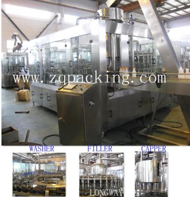 China Automatic Fresh Fruit Juice Bottling Plant With 3 In 1 Filling Technology for sale