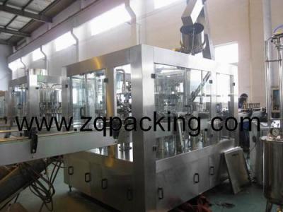 China Carbonated drinks Glass bottle washer Filler capper device for sale