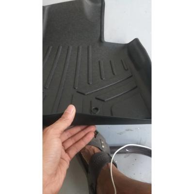 China TPE Sheet Extrusion Production Line for Car Full Surround Floor Mat High Elastic TPE Automotive Foot Mat Sheet Making Machine Custom Thermoplastic Extrusion Equipment for sale