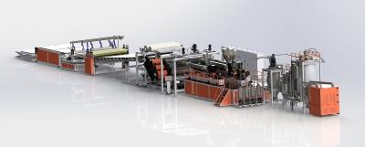 China GPPS Sheet Extrusion Line And GPPS Transparent Board Making Machine For Plastic Cup And Packaging for sale