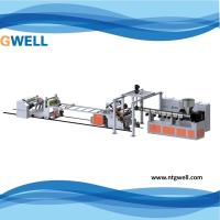 China Single Screw PP Thick Plastic Board Making Machine Extrusion Line for sale