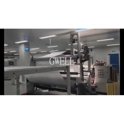 China EVA / POE Solar Film Extrusion Line With Maximum Linear Speed Of 16m/min And Twin Screw Design for sale