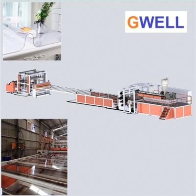 China Rigid PVC Sheet Extrusion Machine Line Multifunction PVC Board Production Line 450/h for sale