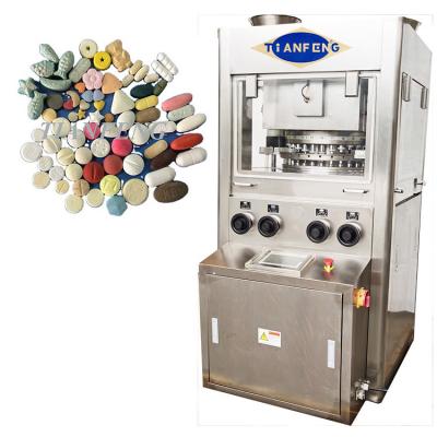 중국 소금 락토즈 거품이 이는 약 정제 성형기 고속도 ZPG29 판매용