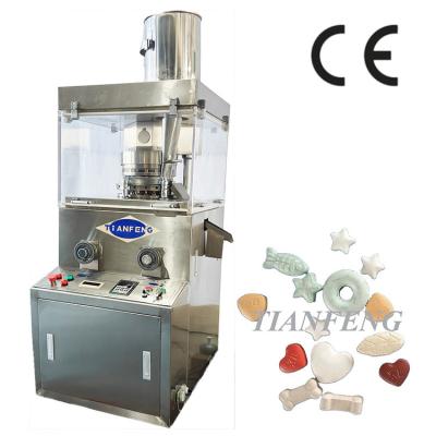 China Máquina de prensagem de comprimidos rotativa de pressão única Máquina farmacêutica de pequena escala à venda