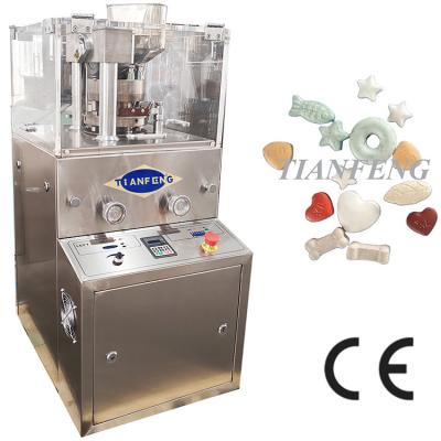 중국 최대 압력 60KN 로터리 태블릿 프레스 머신 2-6mm 태블릿 두께 900x800x1800mm 사이즈 판매용