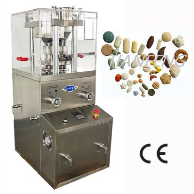 China Customizable Tablet Compression Machine with 9 Dies and Max Production Capacity of 12600 480×635×1100 mm for sale