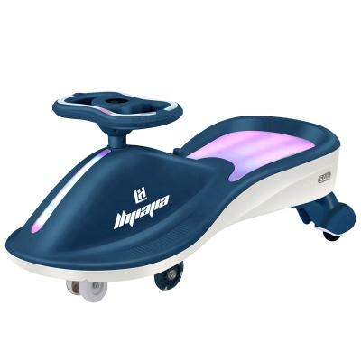 China Color Lamp kids Tricyle twist car with light flashes & music & bluetooth connecting for sale