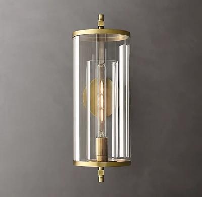 Cina Sfumatura cilindrica interna K9 Vernice per pareti ornamentali Sconces Finitura in bronzo in vendita