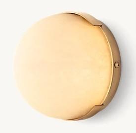 Quality Brass Bedroom Ceiling Spot Lights 1000 Lumens With Alabaster Shade for sale