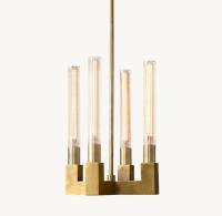 Quality Metal Glass Commercial Suspended LED Ceiling Lights With Cylinder Shape for sale