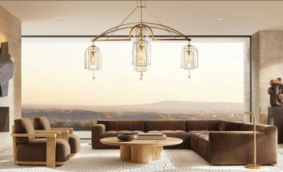 중국 하드 와이어드 주문 제작 캔들리어 펄크럼 둥근 캔들리어 61' 판매용