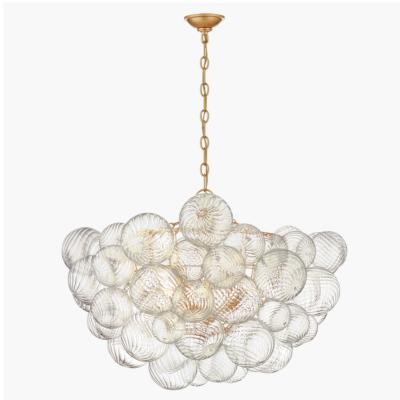 China 110-220V Antique Farmhouse Brass Crystal Chandelier Vintage Style With Incandescent Bulb Type for sale