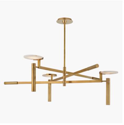 중국 멜랑지 대형 떠있는 디스크 선들리어 사용자 정의 빈티지 LED 실내 조명 선들리어 110-240V 전압 판매용