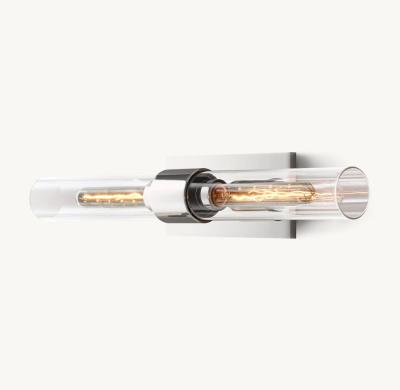 China Polished Nickel Living Room Wall Lamp 23