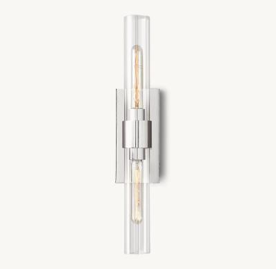 China Polished Nickel Living Room Wall Lamp 23