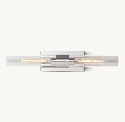 China Polished Nickel Living Room Wall Lamp 23