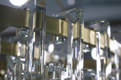 중국 맞춤형 마리난 둥근 선덜미 122cm 크리스탈과 크롬의 완벽한 조합 판매용