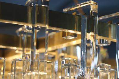 중국 맞춤형 마리난 둥근 선덜미 122cm 크리스탈과 크롬의 완벽한 조합 판매용