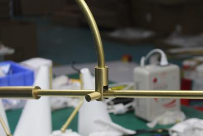 China Burnished Brass Finish Table Lamp for Hotel and Home Crystal Style for sale