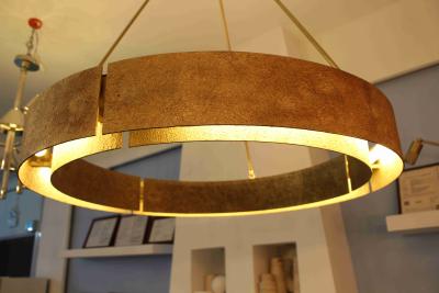 Cina 15 kg lampadario di cristallo rotondo in cromo finitura per il soffitto in vendita