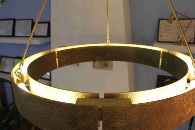 Cina 15 kg lampadario di cristallo rotondo in cromo finitura per il soffitto in vendita