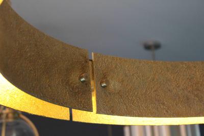 Cina 15 kg lampadario di cristallo rotondo in cromo finitura per il soffitto in vendita