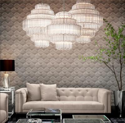 China Villa Hall Modern Luxury Art Deco Design Crystal Chandelier For Hotel Home Living Room for sale