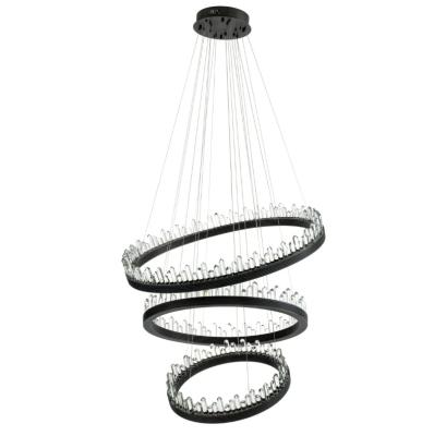 중국 모던 크리스탈 실내 예술 장식 LED 장식 조명, 고급 천장 사다리 레스토랑 침실 판매용