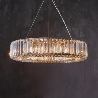 중국 헤로데스 사슬 실내 공간용 구리 석조의 반짝이는 크리스탈 선덜미 판매용