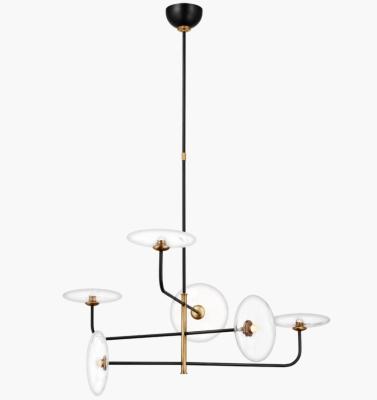 Cina Visual Comfort Calvino Grandi candelabri ad arco S 5692 in vendita