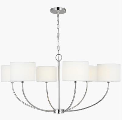 Cina Visual Comfort Sawyer Medium Chandelier KSC1046 in vendita