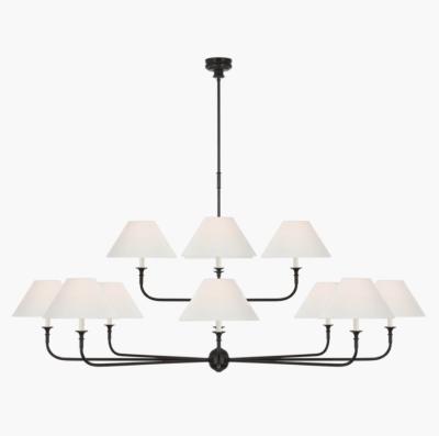 China Vsual Comfort Piaf Oversized Two Tier Chandelier TOB 5458 for sale