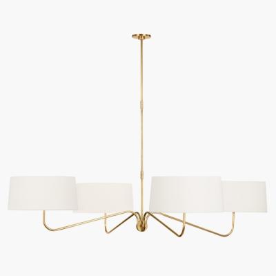 China TOB 5350 Canto Grande Four Arm Chandelier Polished Nickel / Hand-Rubbed Antique Brass / Bronze And Brass for sale