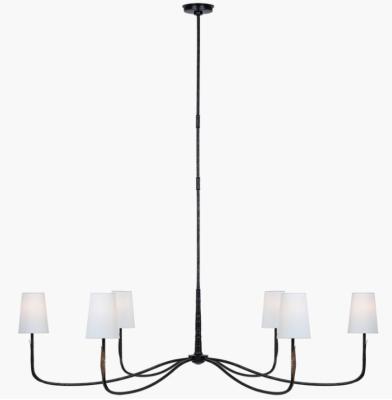 Cina TOB 5675 Kairos 58" candelabro di ferro e bronzo romano invecchiato con sfumature di lino in vendita