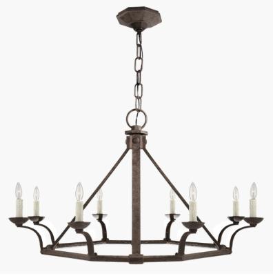 Cina RL 5540NR Lustreere a livello singolo Robertson naturale arrugginito Lron Robertson Lustreere lineare in vendita