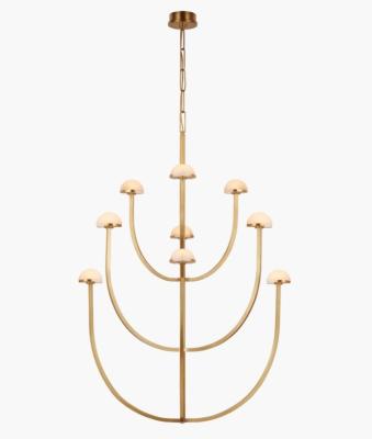 Cina KW 5622 Pedra X-Large Tri-Tier Brass Crystal Chandelier Bronzo / nichel lucidato / ottone antico bruciato in vendita