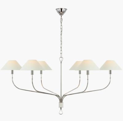 Cina AL 5006 Griffin Grande Tail Chandelier 26,5 "Altezza Griffin Large Staggered Tail Chandelier in vendita