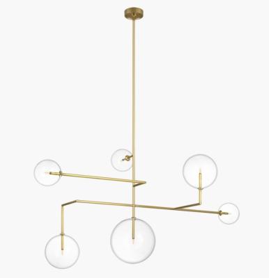 China ARN 5380 Vsual Comfort Linnea 59" Chandelier Soft Etched Class / Clear Glass for sale