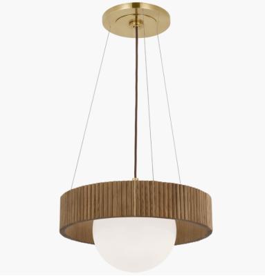 Cina WS 5000 Arena 18" Ring And Globe Chandelier Bronzo / Nickel lucidato / Rottura a mano di ottone antico e vetro bianco in vendita