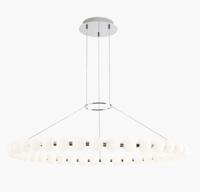 China 700OBT Orbet 42 Chandelier Dimmable 50 Watt 90 CRI 2700K Brass And Crystal Chandelier for sale