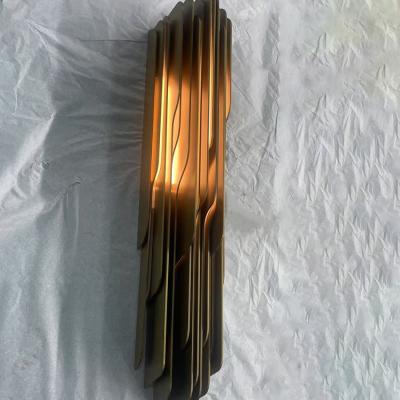 China Modern Brass LED Wall Lamp with Warm White Light 3500K for sale