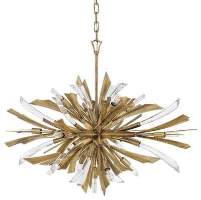 China Custom LED Crystal Chandelier with Adjustable Height and 50,000 Hours Lifespan for Modern Luxury Living Room for sale