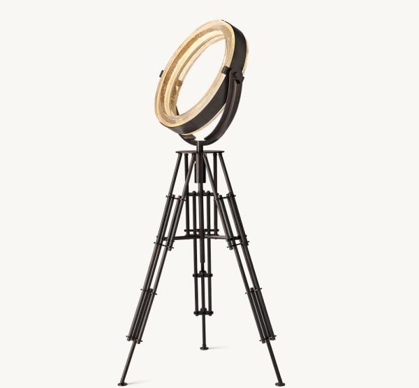 Quality Yihao Farmhouse Luxury LED Copper Adjustable Floor Standing Lamp with 3500K Warm White Light for Living Room and Hotel for sale