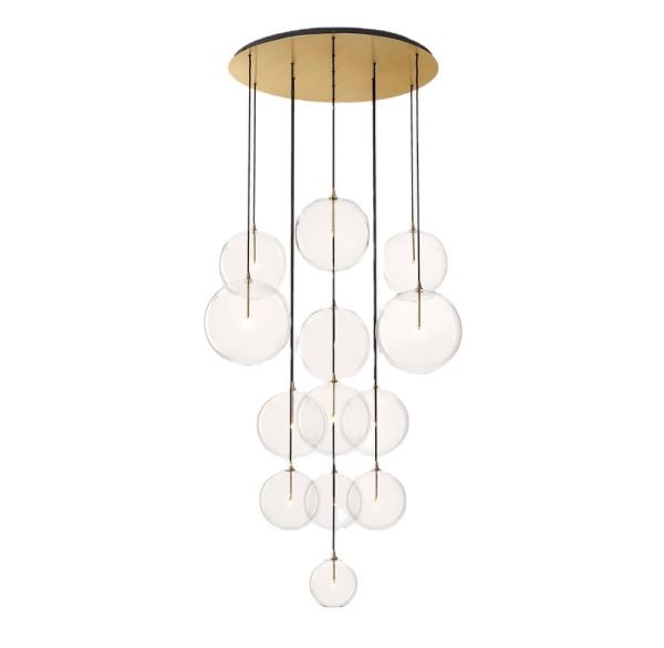 Quality Nordic Style Copper Body Pendant Light with 50000 Hours Lifespan and Customizable Design for Home Decoration for sale