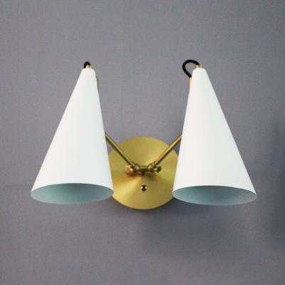 China Modern Brass Wall Lamp with Warm White 3500K LED Lighting for Living Rooms for sale