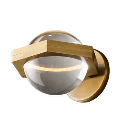 China Copper Material Wall Lamp with 2700K Warm White Light and 30000 Hours Lifespan for sale