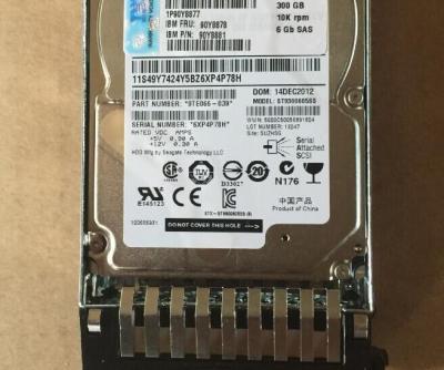 China Small Form Factor 2.5 SAS Hard Drive 90Y8877 90Y8878 300GB 10K SAS HDDs for sale