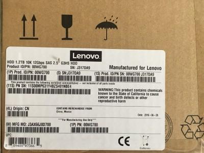 China Original 2.5 Laptop Hard Drive 00WG700 1.2TB 10K 12Gbps SAS 2.5
